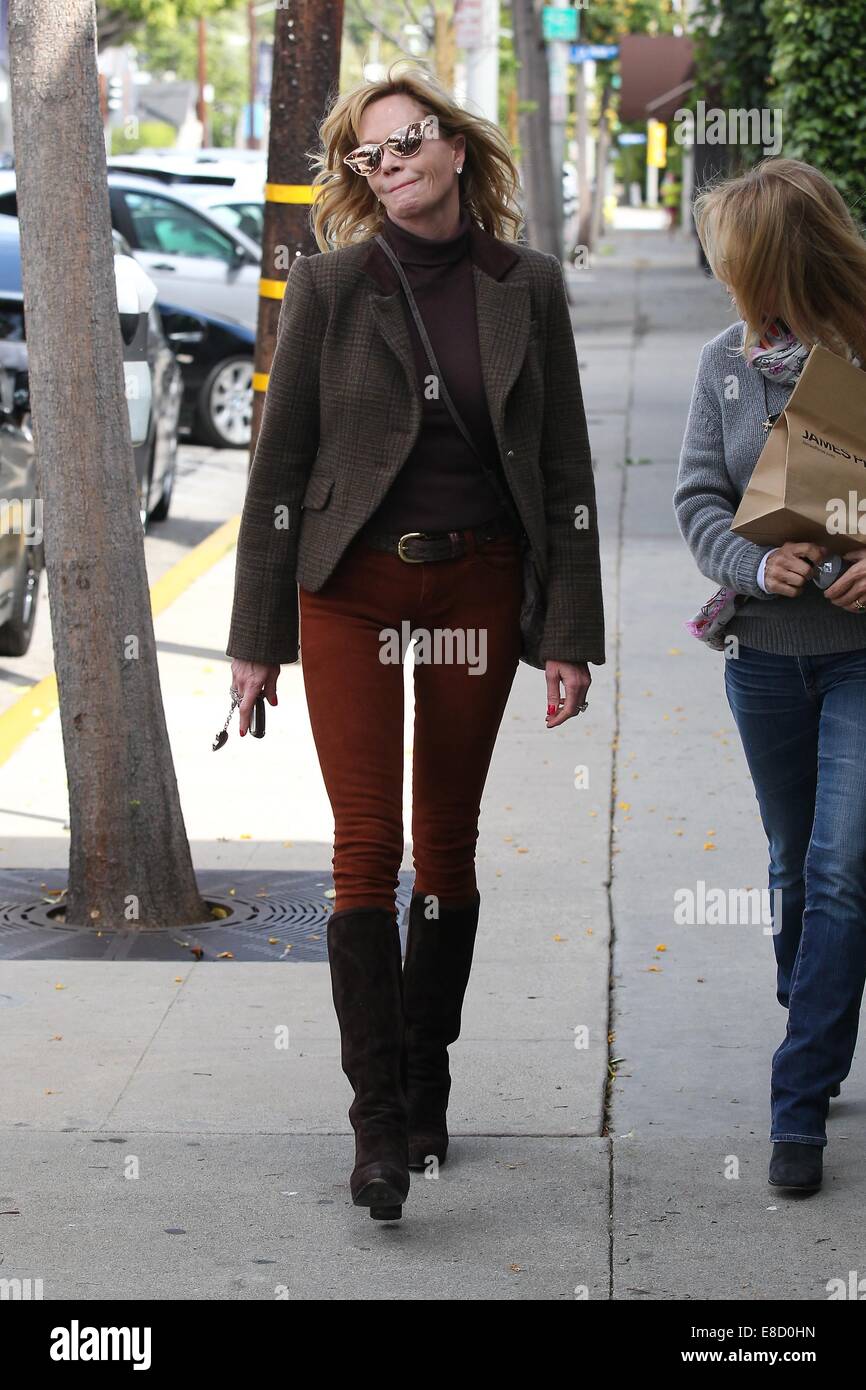 Melanie Griffith shopping on Melrose in West Hollywood, after getting a ...