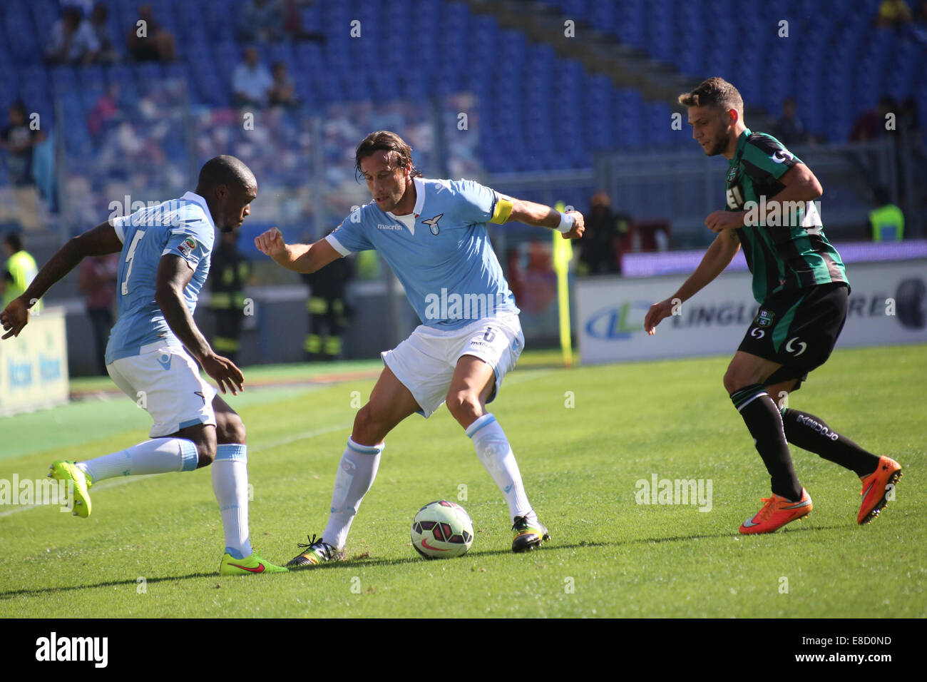 Rome, Italy. 5th October, 2014. Olympic Stadium Serie A - Italian ...