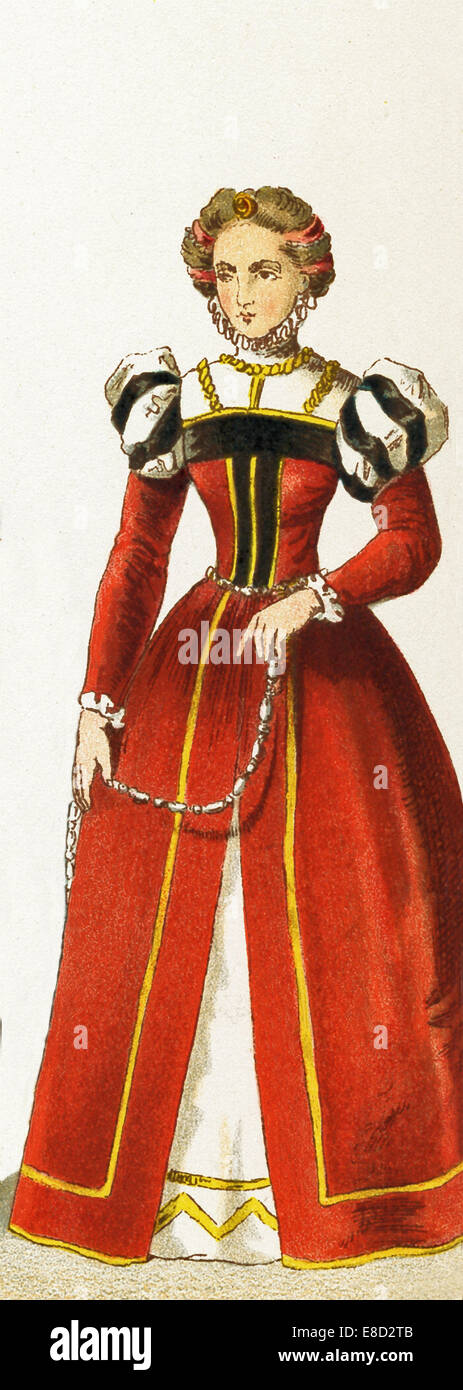 The German woman represented here is a woman from Augsburg. The ...