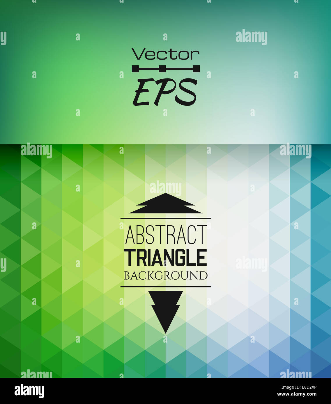 Retro mosaic pattern of geometric triangle shapes Stock Photo - Alamy