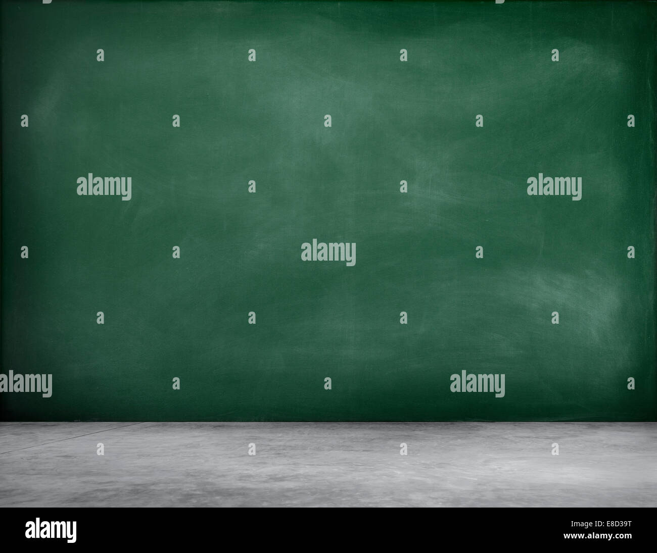 Green Blackboard Background with Chalk Stock Photo - Alamy