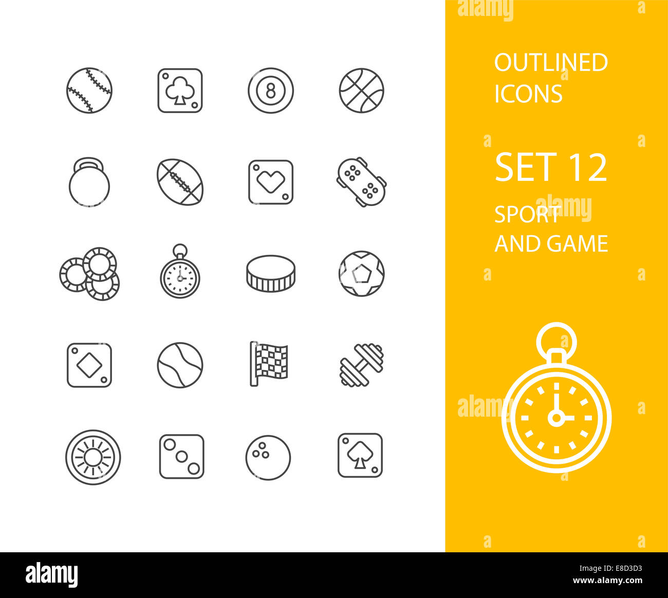 Line outline contour Cut Out Stock Images & Pictures - Alamy