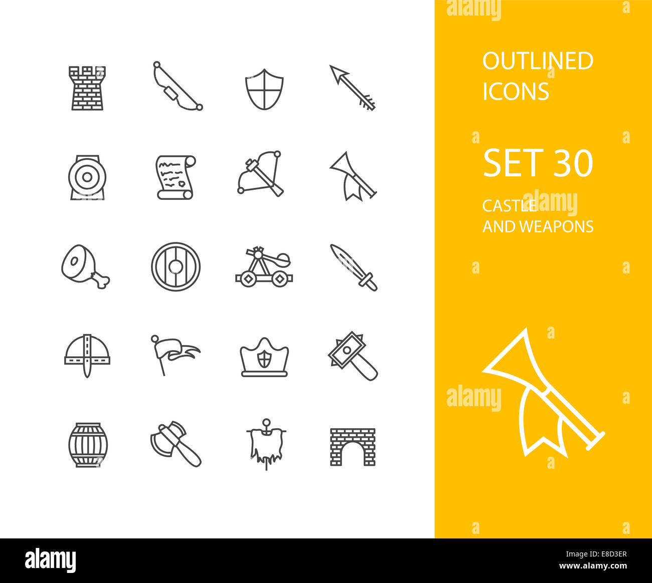 Line outline contour Cut Out Stock Images & Pictures - Alamy