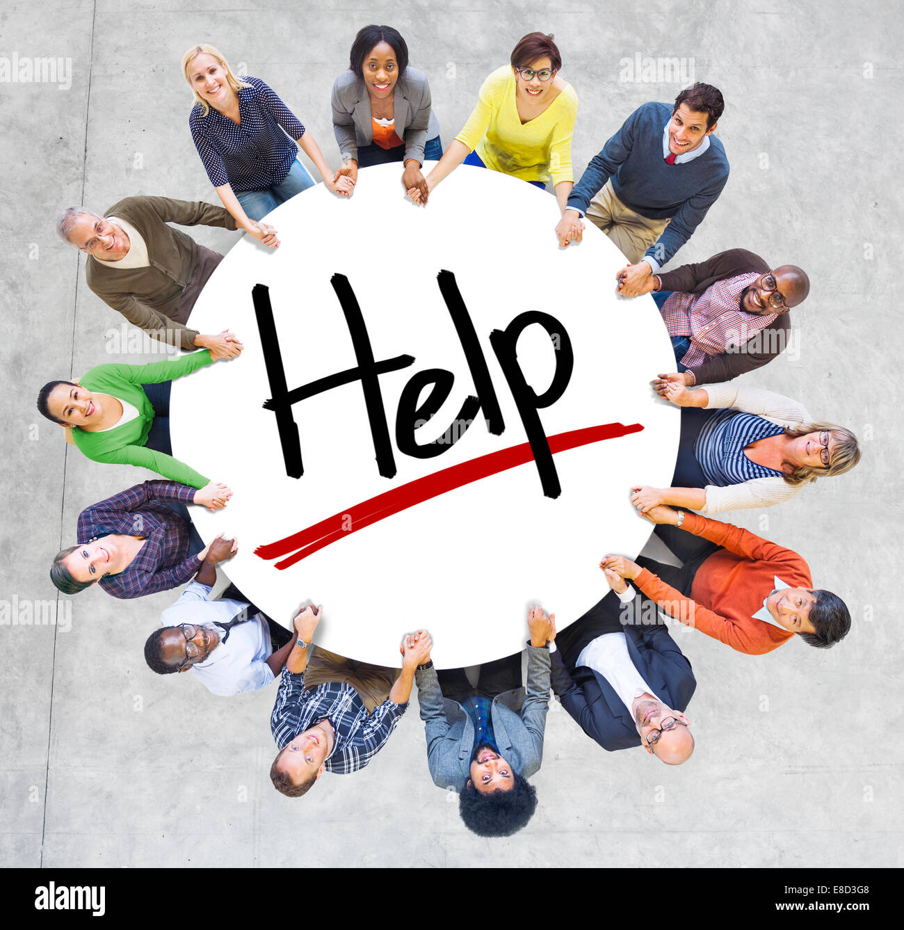 Diverse help hi-res stock photography and images - Alamy