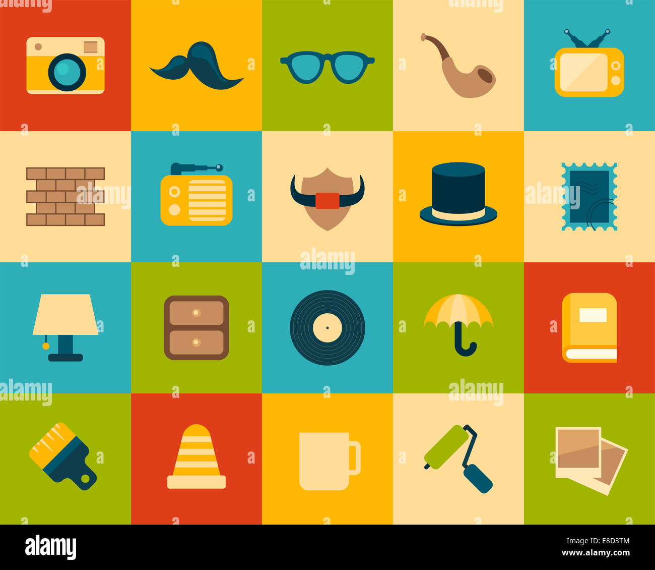 Flat icons set 14 Stock Photo - Alamy