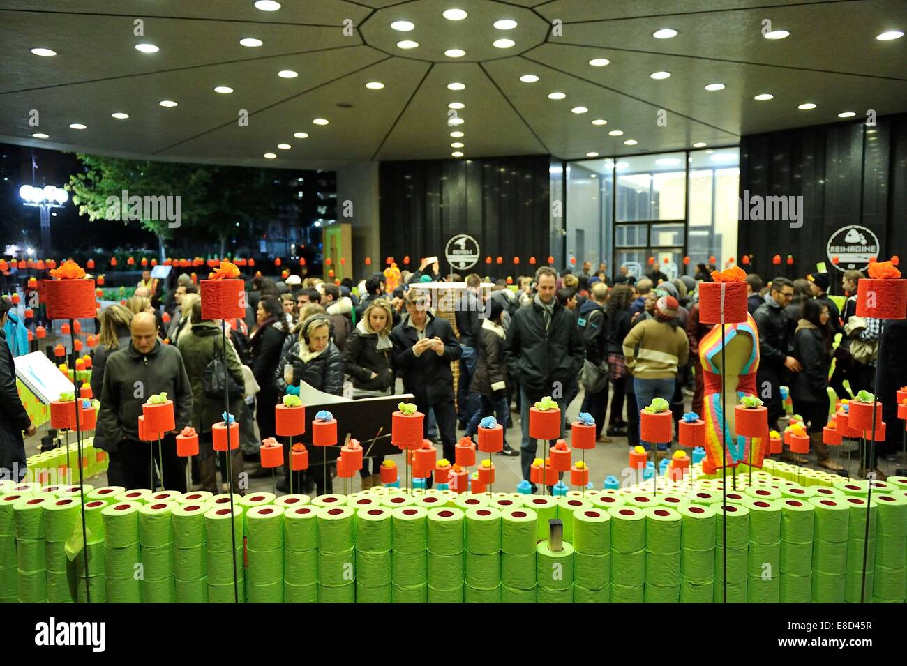 Toronto, Canada. 4th October 2014. "The Garden of Renova" installation ...