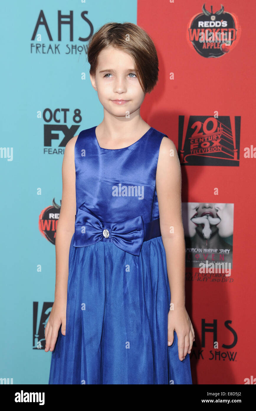 Los Angeles, California, USA. 5th Oct, 2014. Shelby Siggins attending ...