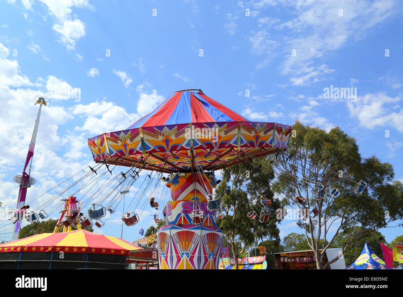Spinning carnival ride hi-res stock photography and images - Alamy