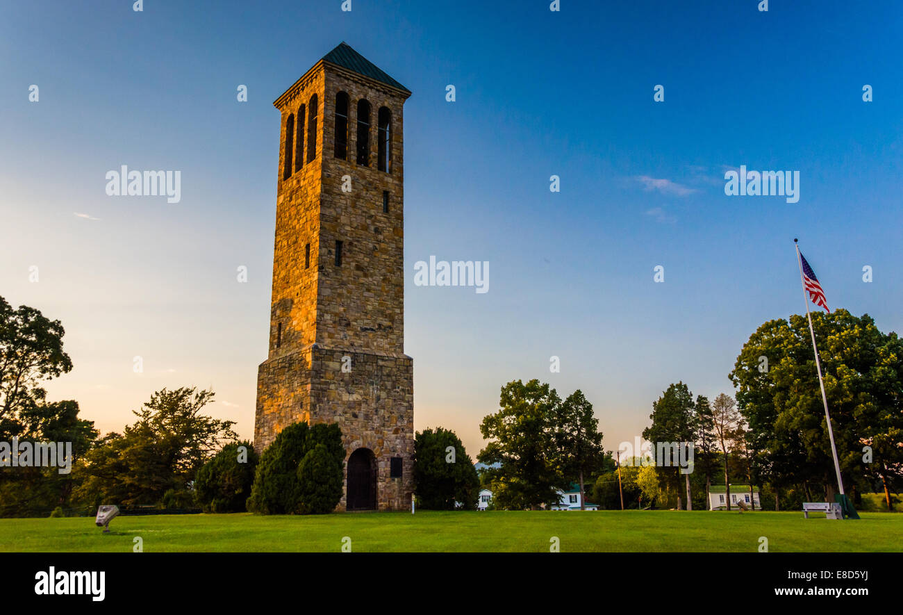 The singing tower in Carillon Park, Luray, Virginia Stock Photo - Alamy