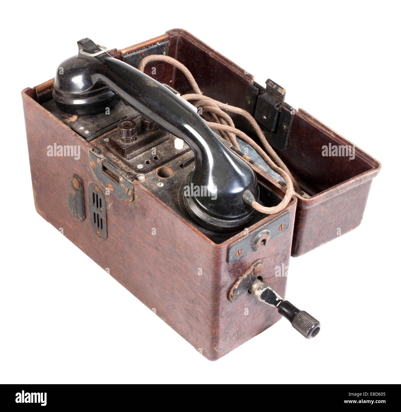 Field telephone, German Wehrmacht, World War II Stock Photo - Alamy