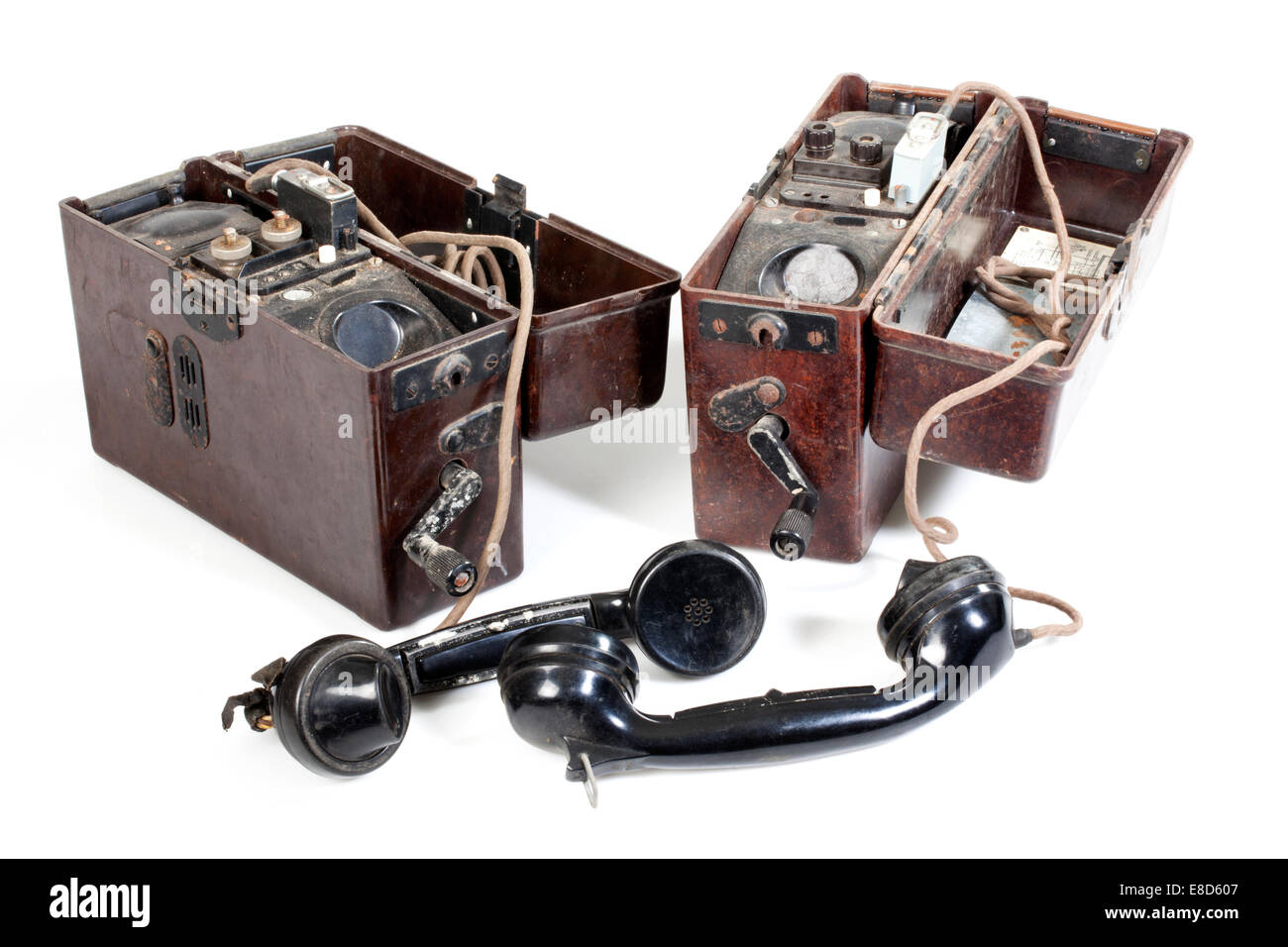 Field telephone, German Wehrmacht, World War II Stock Photo - Alamy