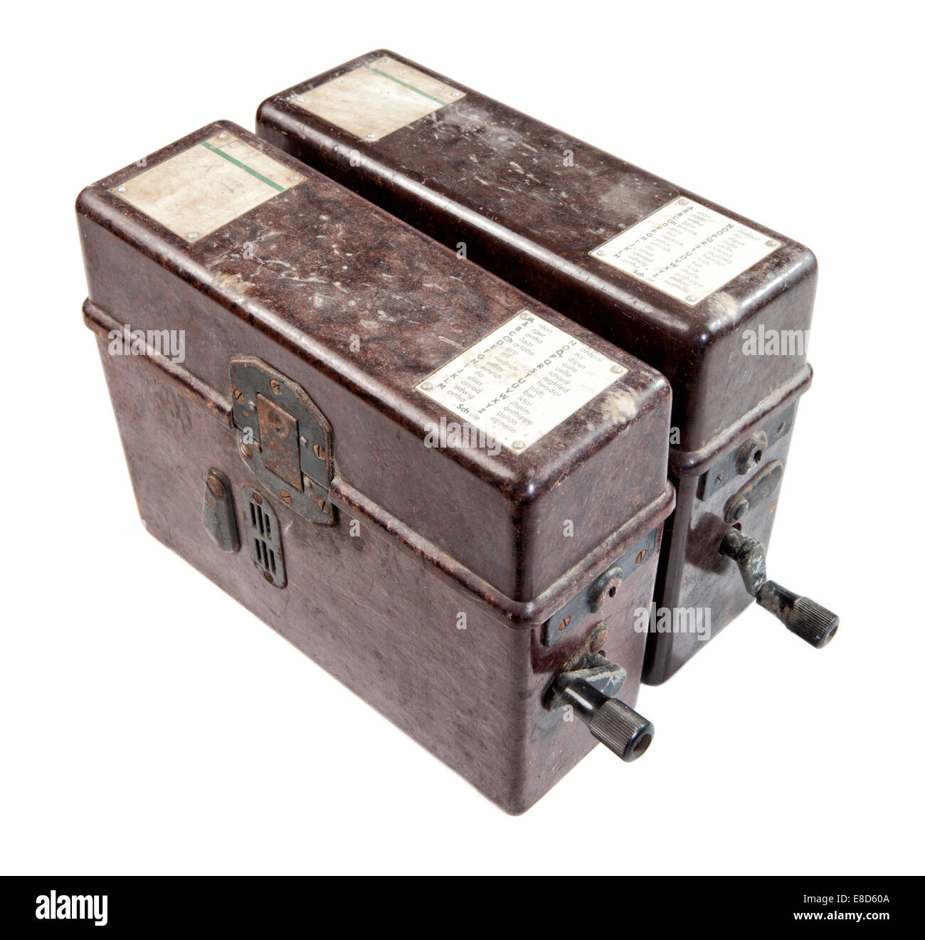 Field telephone, German Wehrmacht, World War II Stock Photo - Alamy