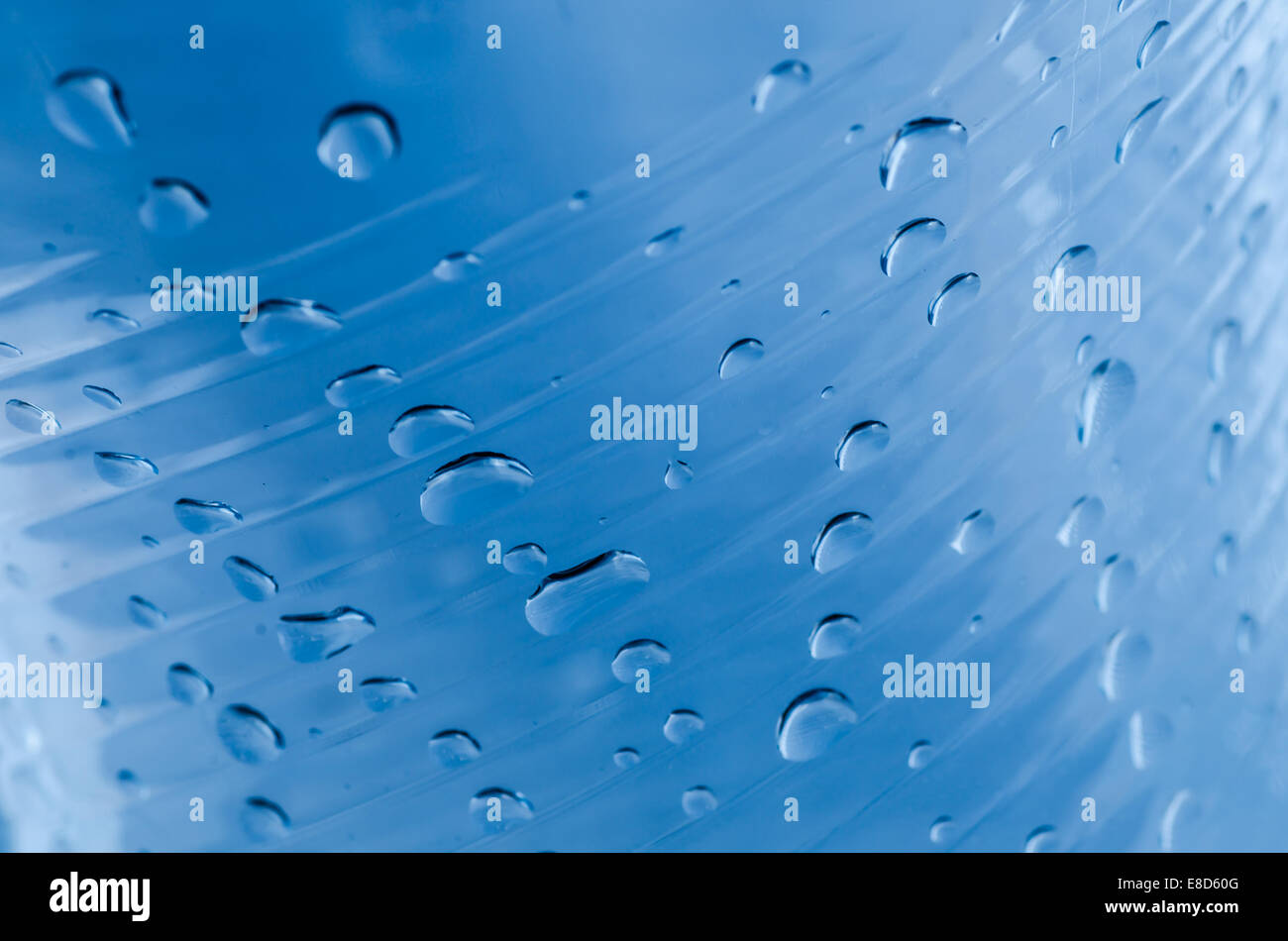 waterdrops on transparent bottle background Stock Photo - Alamy