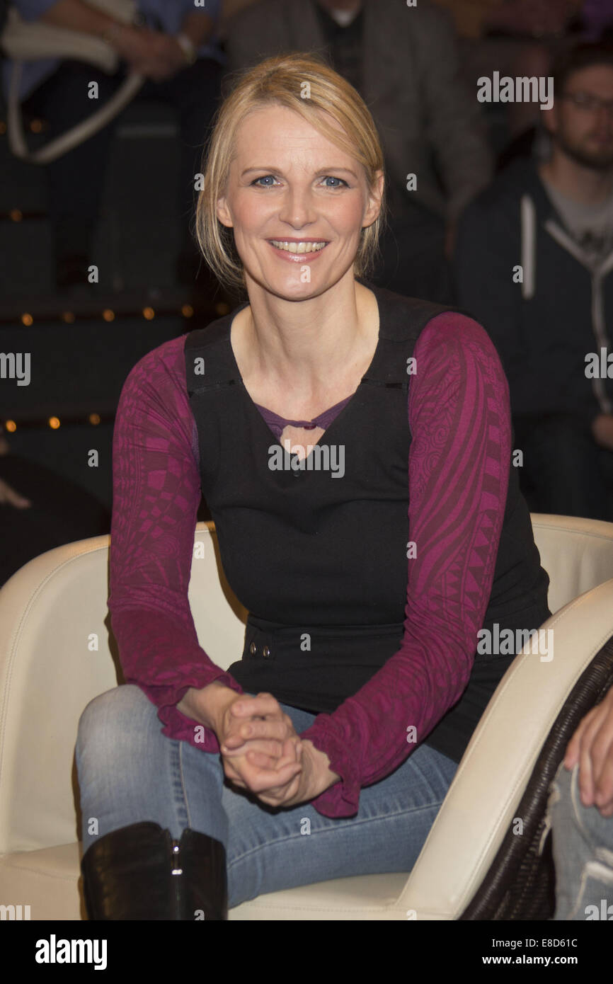 German ZDF TV talkshow Markus Lanz at Fernsehmacher-Studio Featuring ...