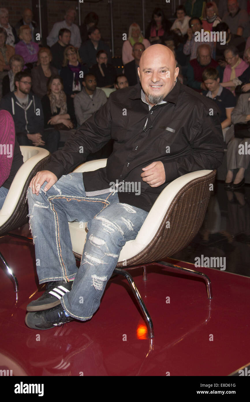 German ZDF TV talkshow Markus Lanz at Fernsehmacher-Studio Featuring ...