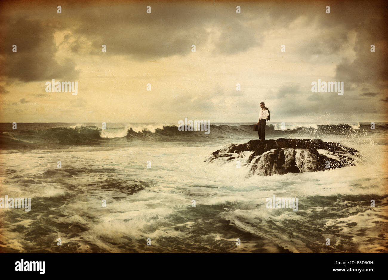 Seaside nature anxiety depression stress hi-res stock photography and ...