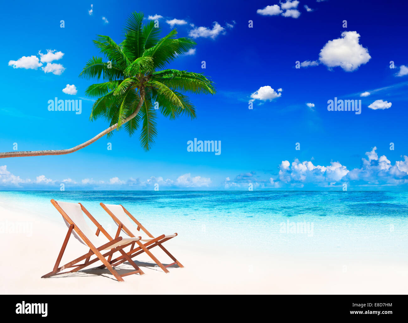 Non-Urban Scene of Tropical Beach in Summer Stock Photo - Alamy