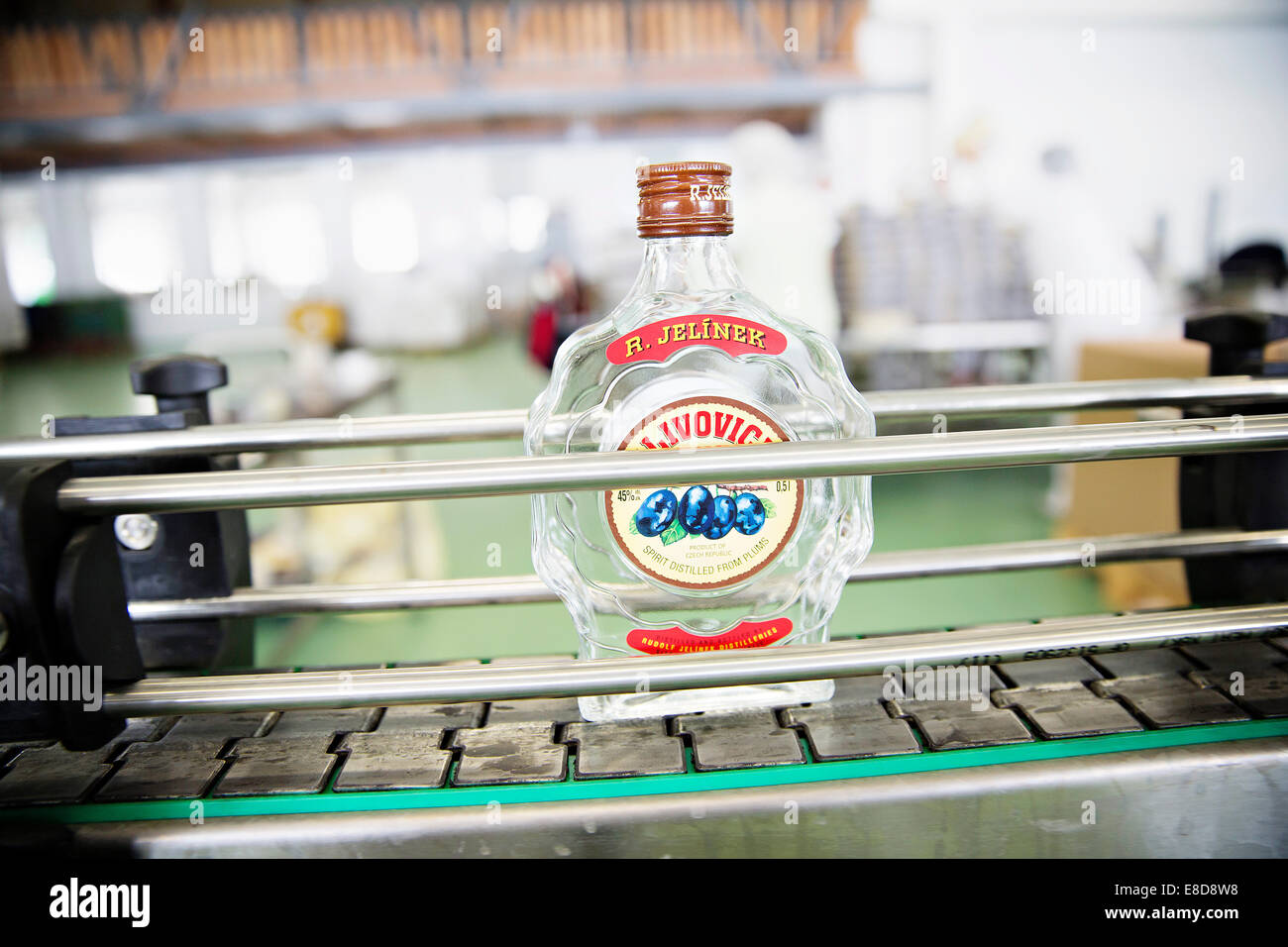 Rudolf Jelinek, Original Czech Distilleries factory plant is seen in ...