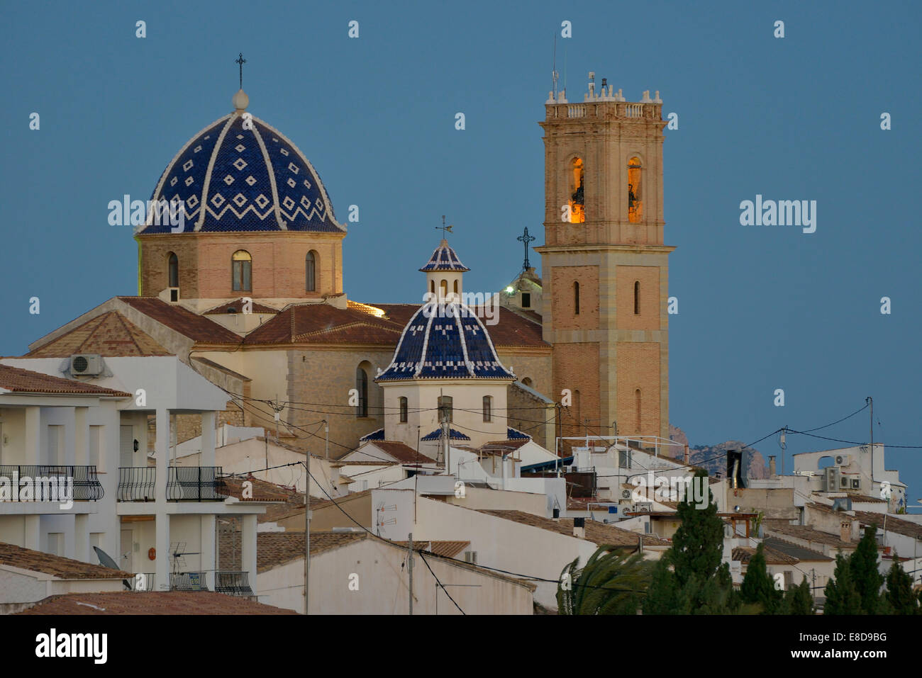 Altea with its church hi-res stock photography and images - Alamy