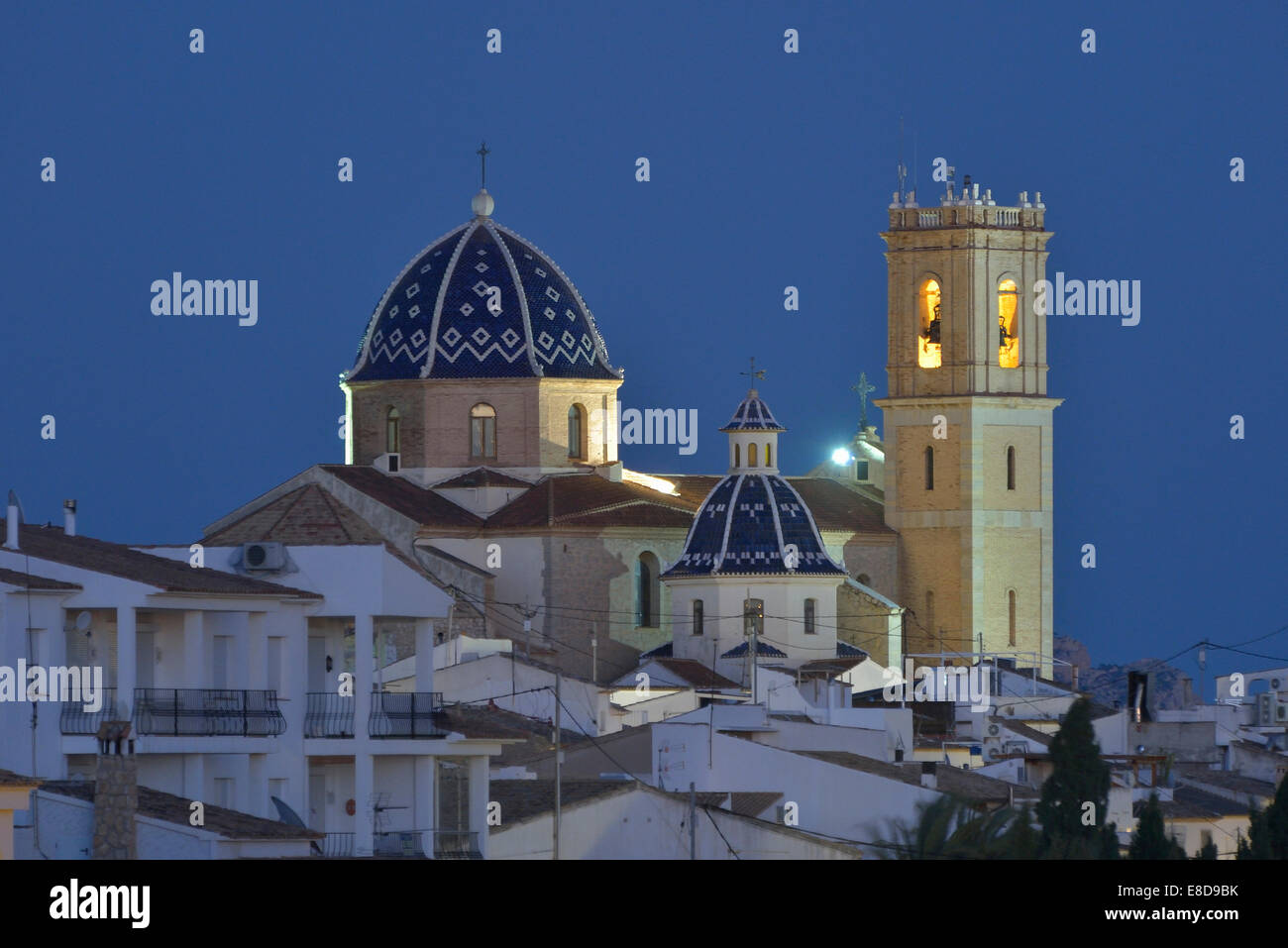 Altea with its church hi-res stock photography and images - Alamy