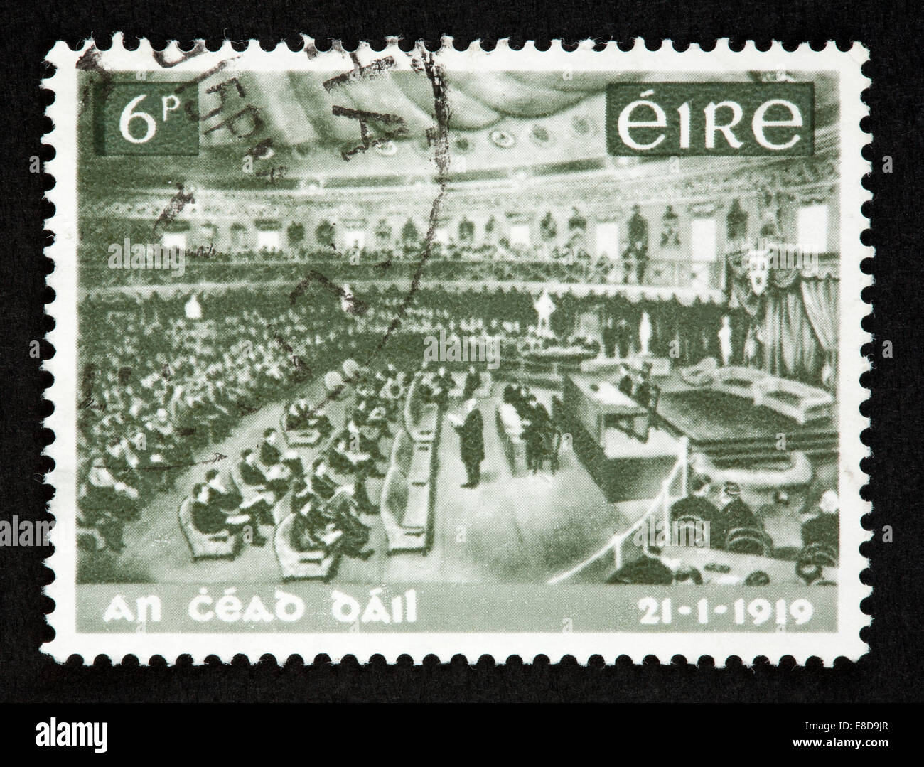 Irish postage stamp Stock Photo - Alamy