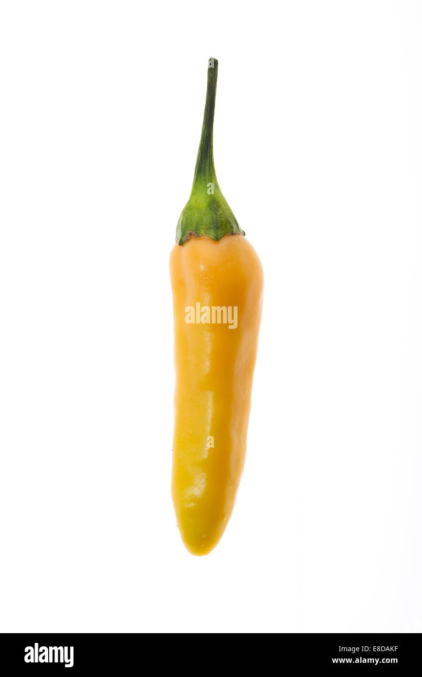 Yellow chili pepper Stock Photo - Alamy