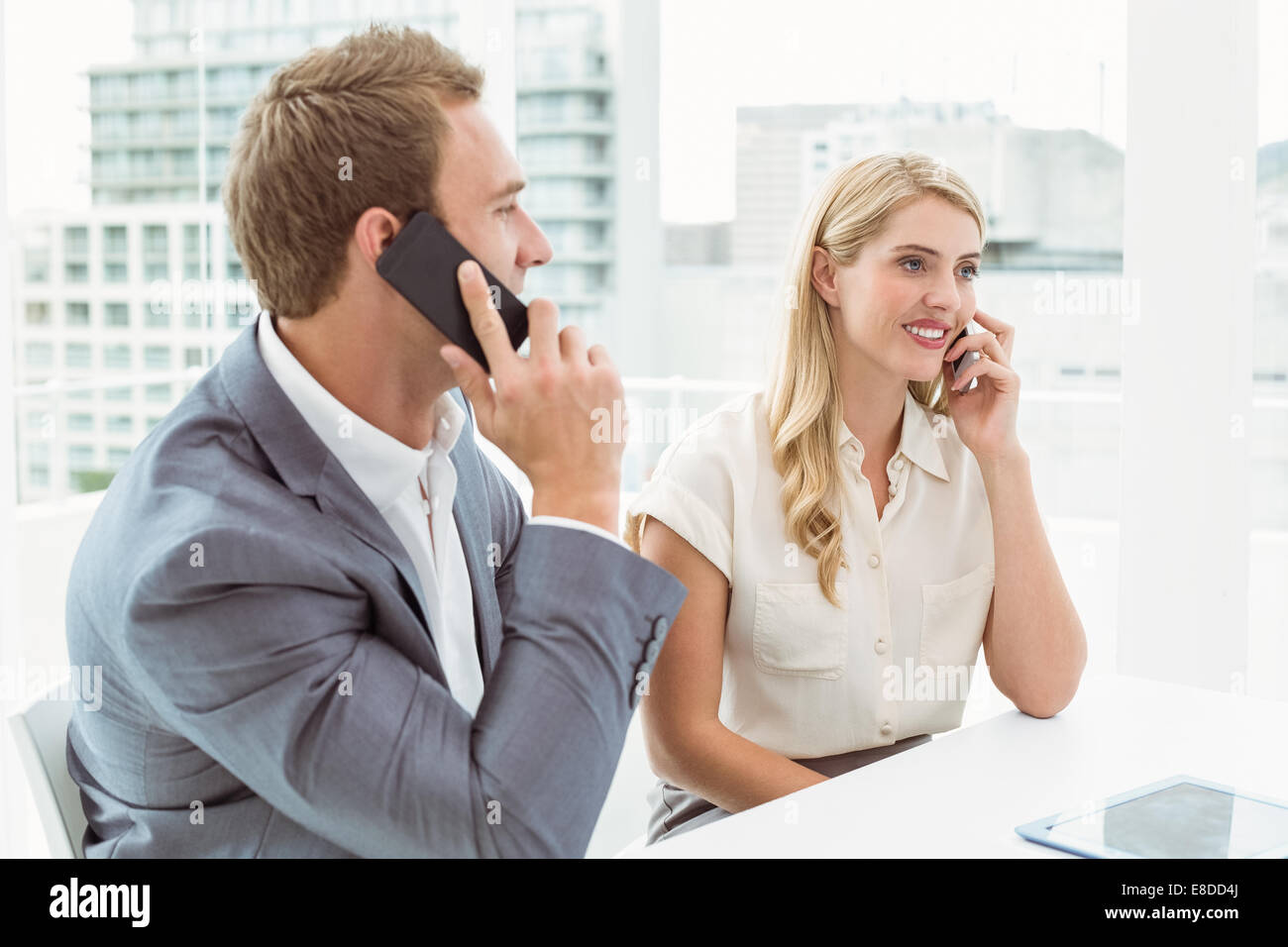People using their phones hi-res stock photography and images - Alamy