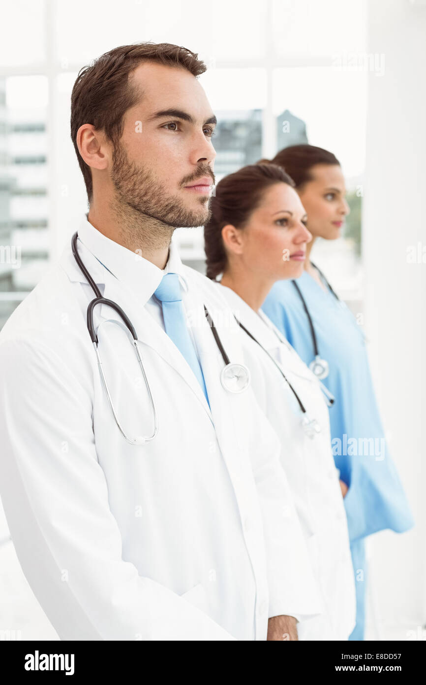 Serious doctors at medical office Stock Photo - Alamy