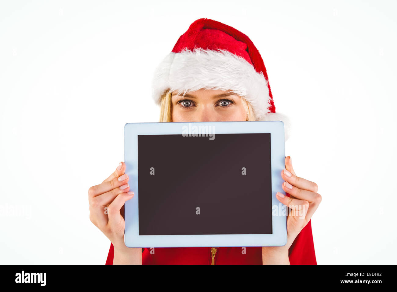 Beautiful girl holding tablet pc hi-res stock photography and images ...