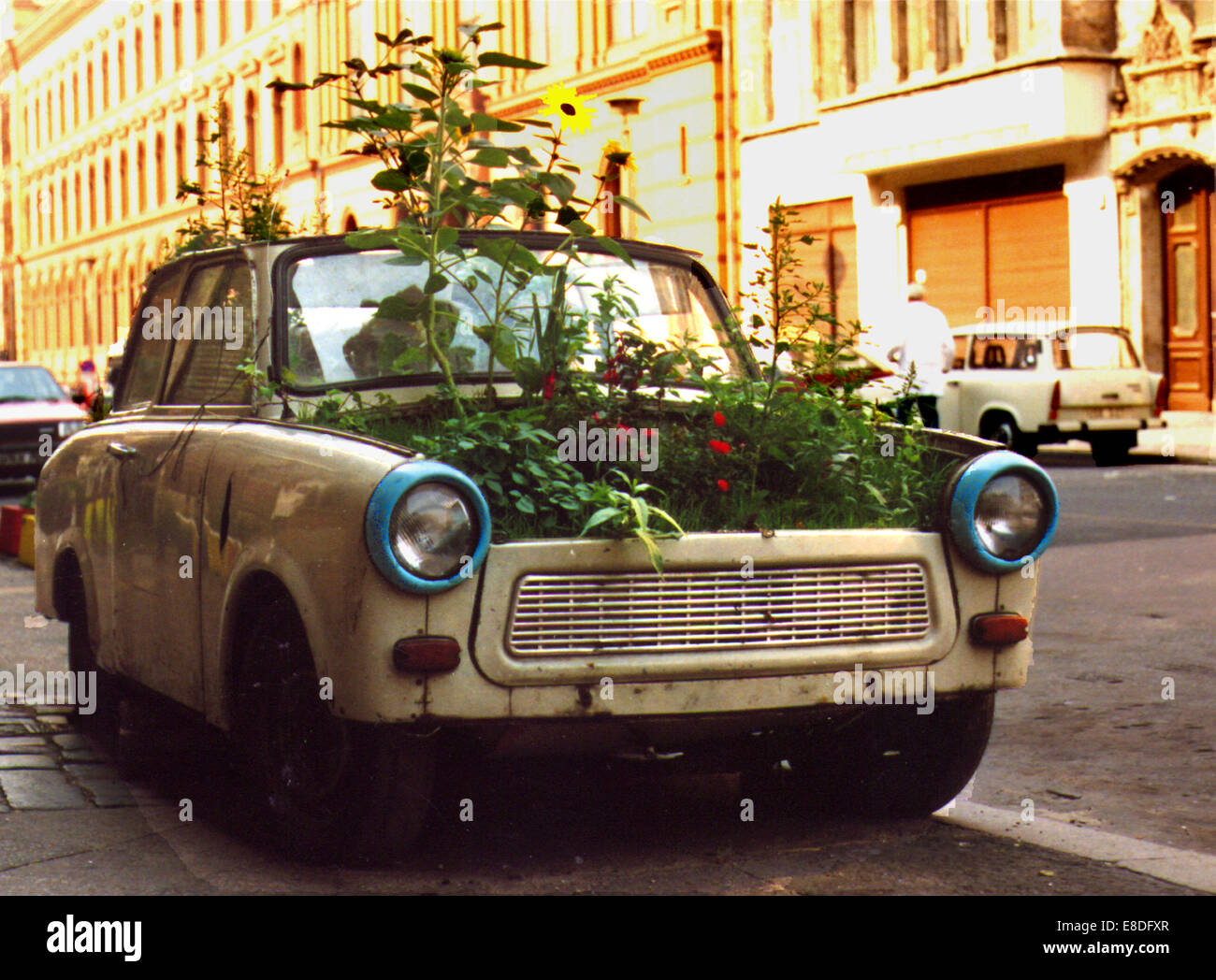 Car wreck trabant hi-res stock photography and images - Alamy