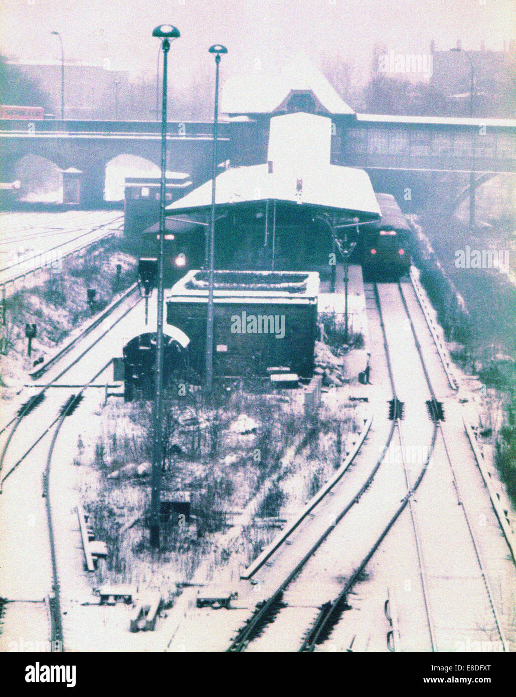 Berlin Old S-Bahn Station Stock Photo - Alamy