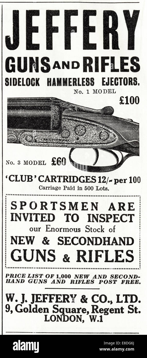 Rifle ads vintage rifle hi-res stock photography and images - Alamy