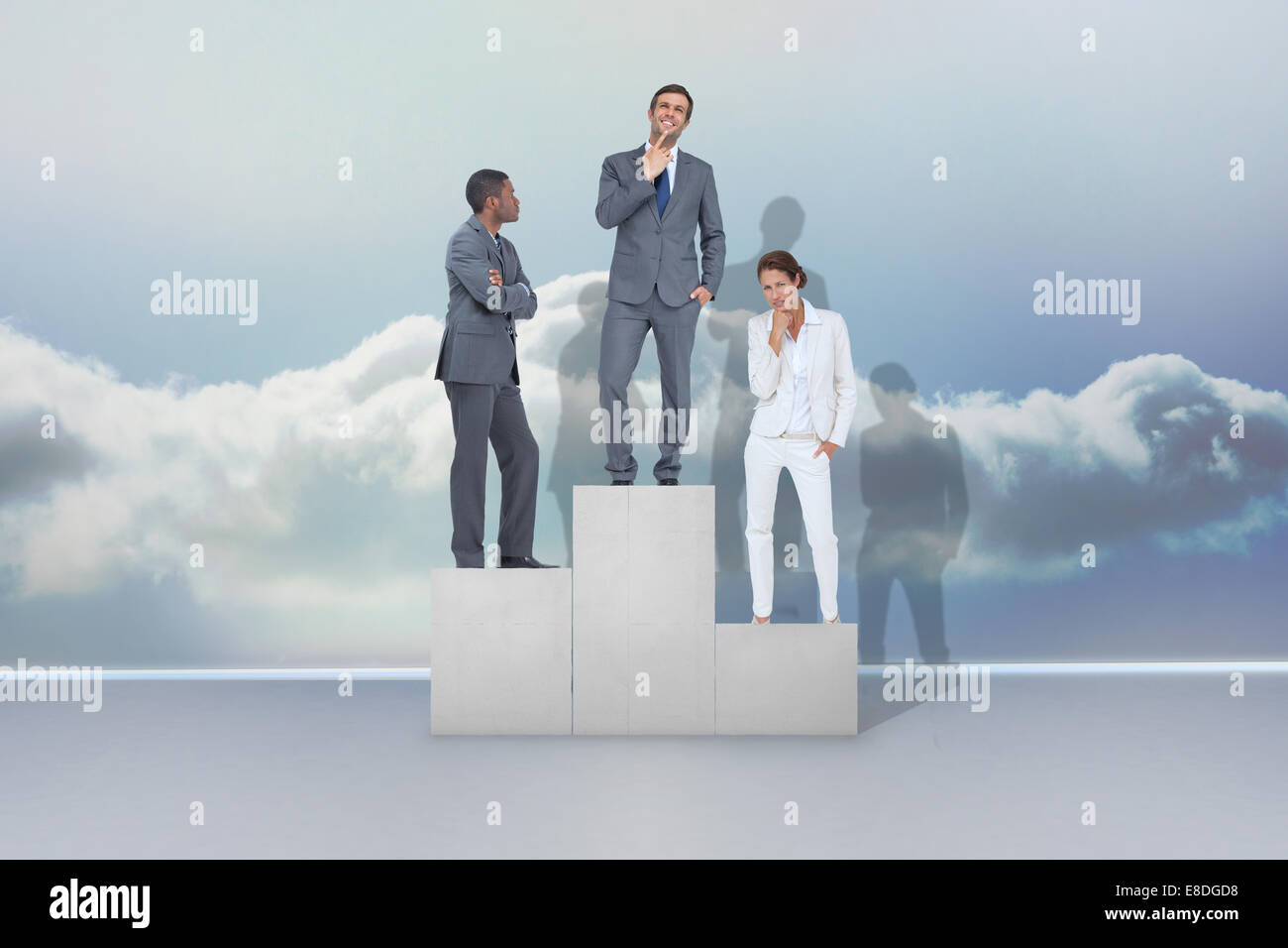 Man podium smiling hi-res stock photography and images - Alamy
