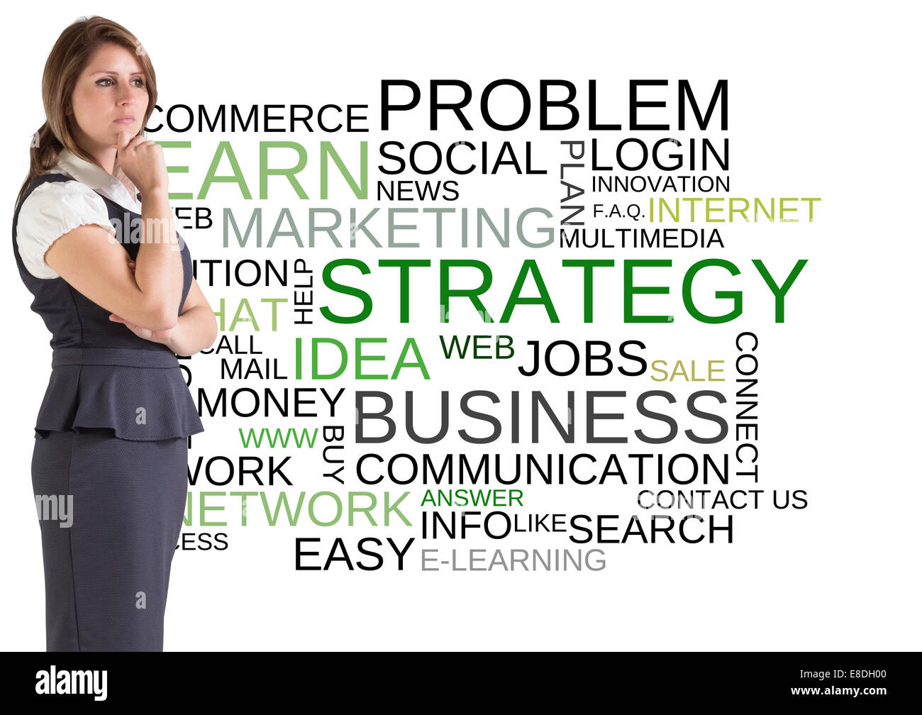 Black woman contact us hi-res stock photography and images - Alamy