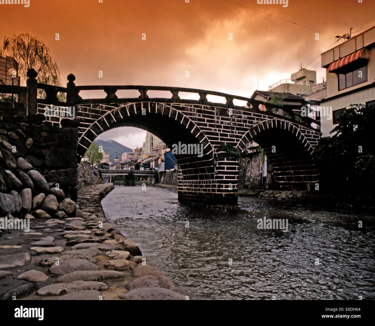 Nagasaki Spectacle Bridge Japan Kyushu Stock Photo - Alamy