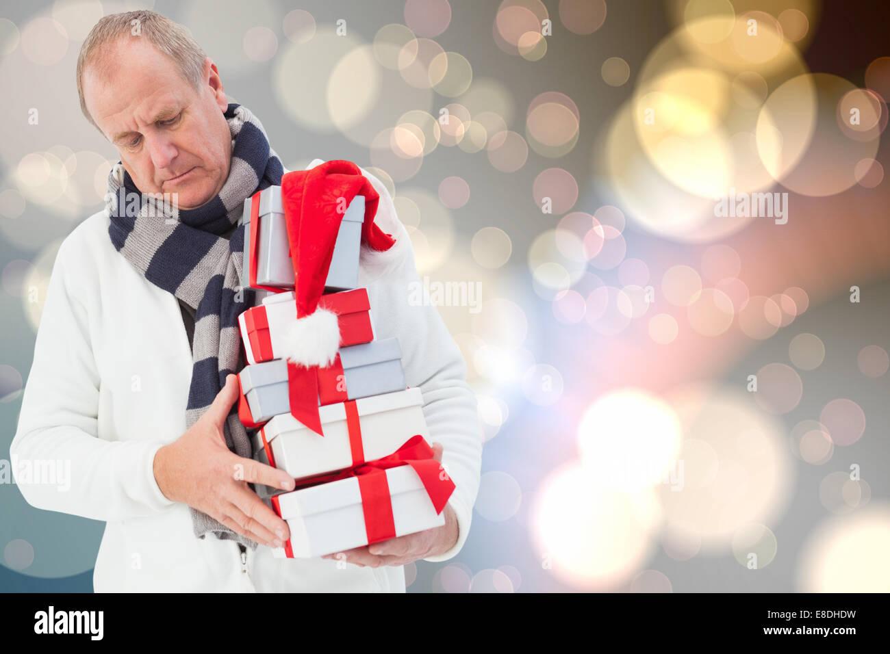 Joyful man holding light hi-res stock photography and images - Alamy