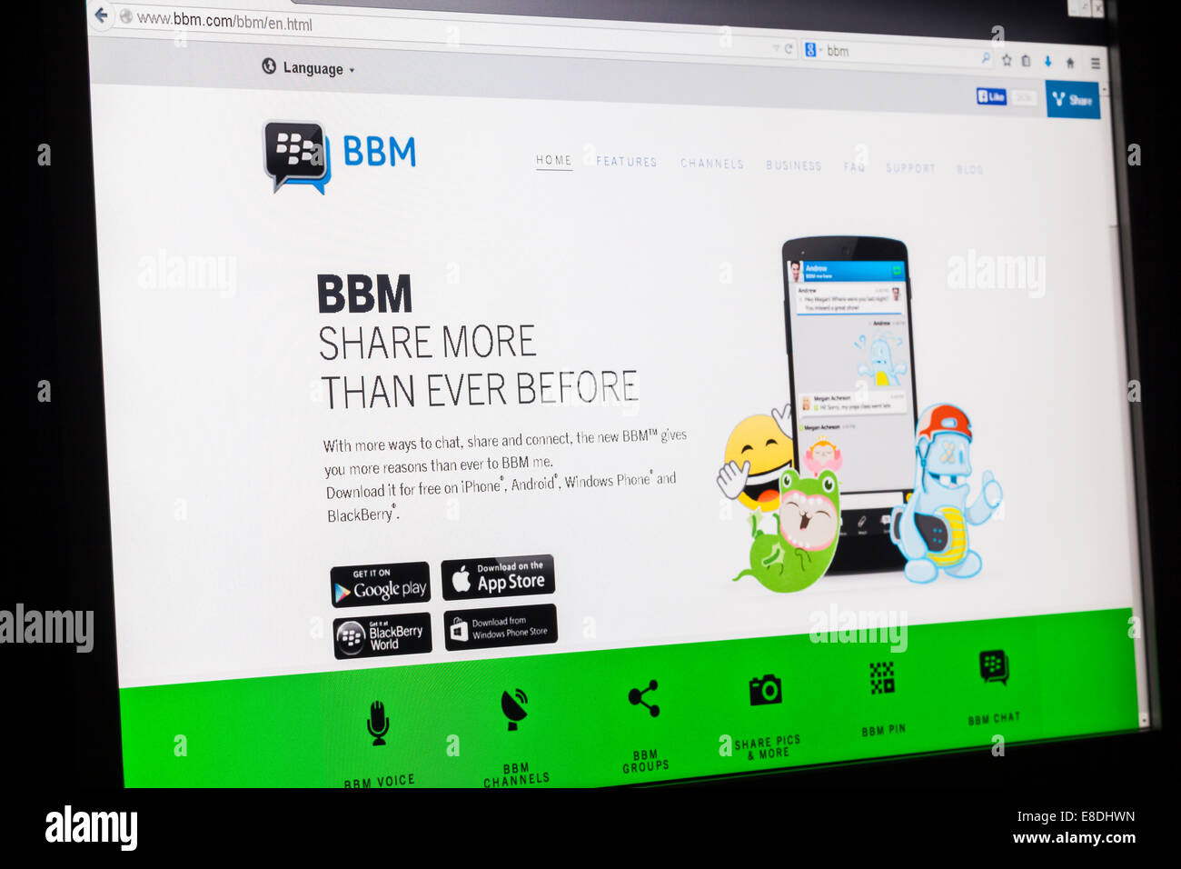 Bbm logo hi-res stock photography and images - Alamy