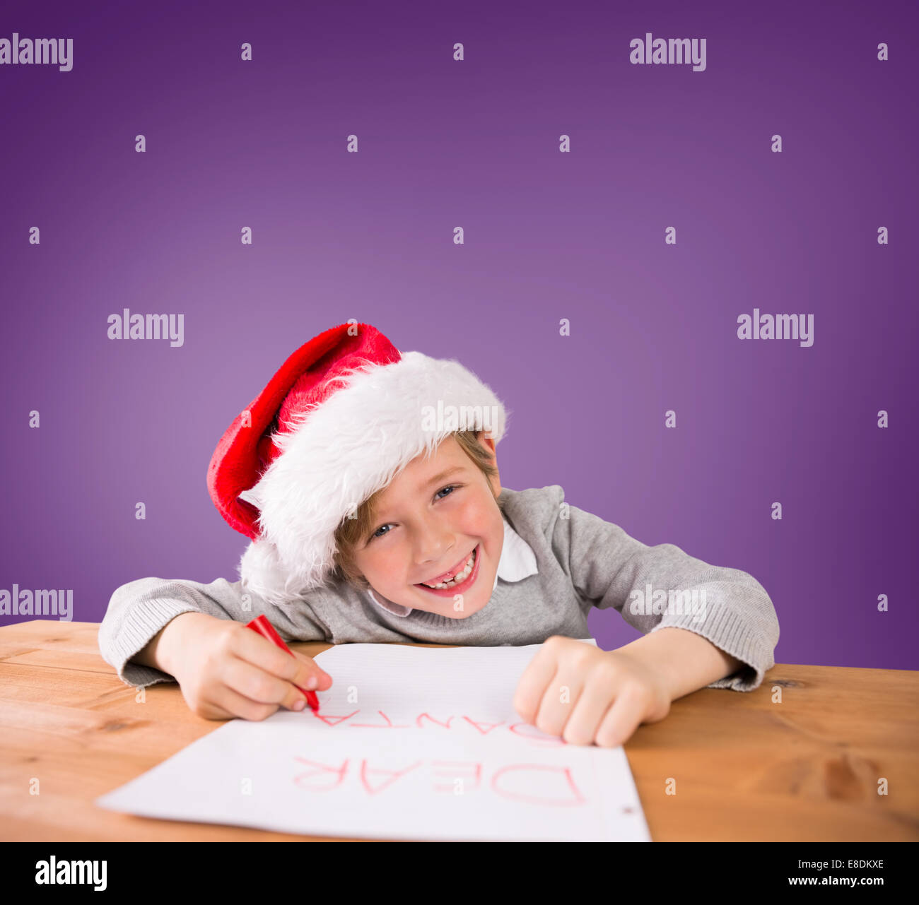 Boy writing letter hi-res stock photography and images - Alamy