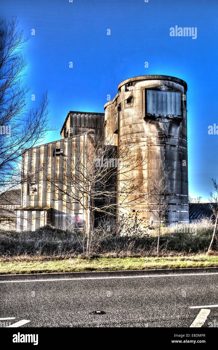 The Old concrete works Shoreham Stock Photo - Alamy