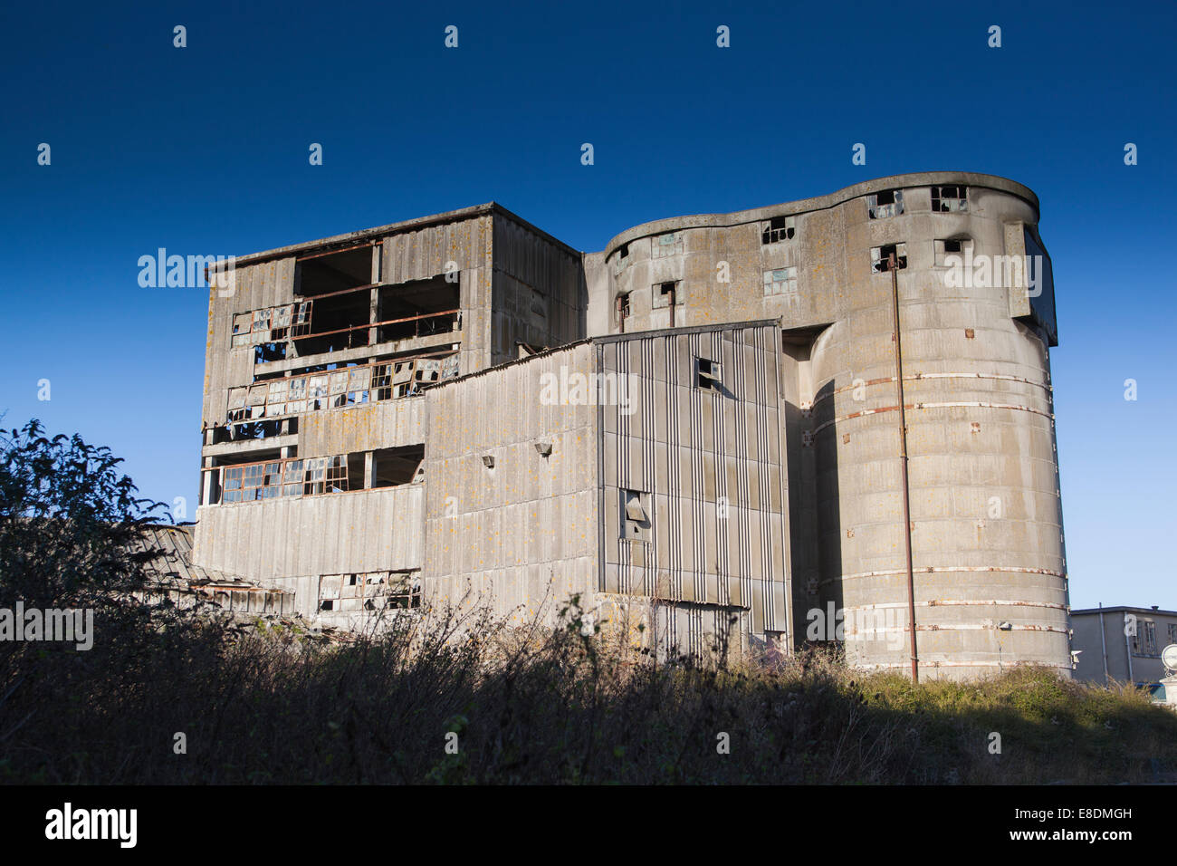 The Old concrete works Shoreham Stock Photo - Alamy