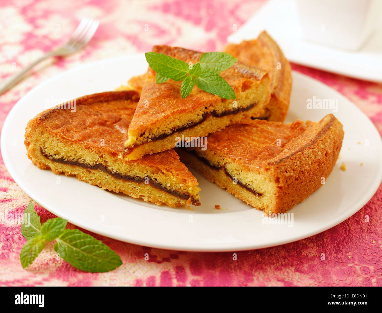 Breton cake. Recipe available Stock Photo - Alamy