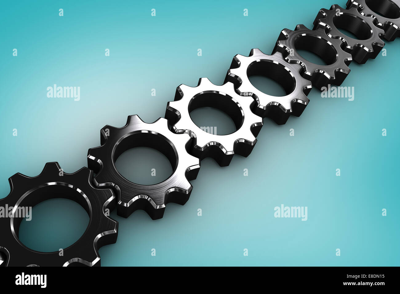Metal cogs hi-res stock photography and images - Alamy