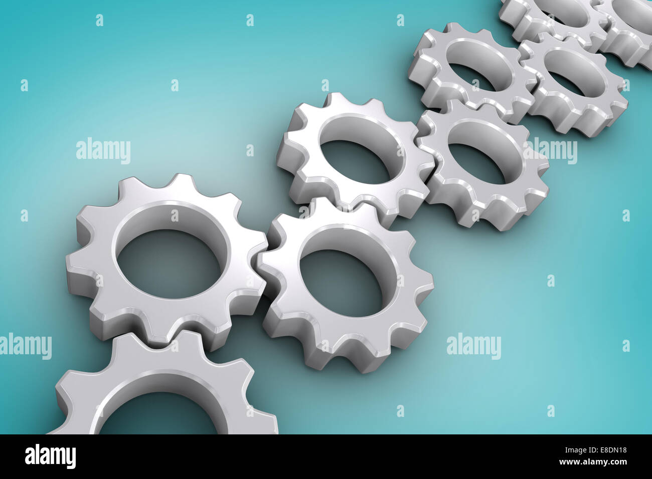 White cogs hi-res stock photography and images - Alamy