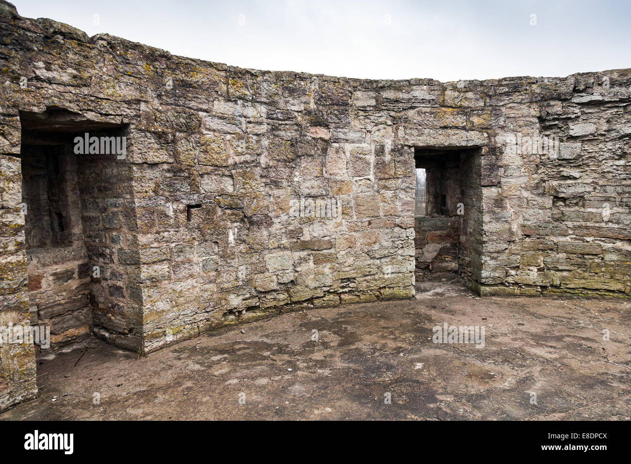 Stone castle interior hi-res stock photography and images - Alamy