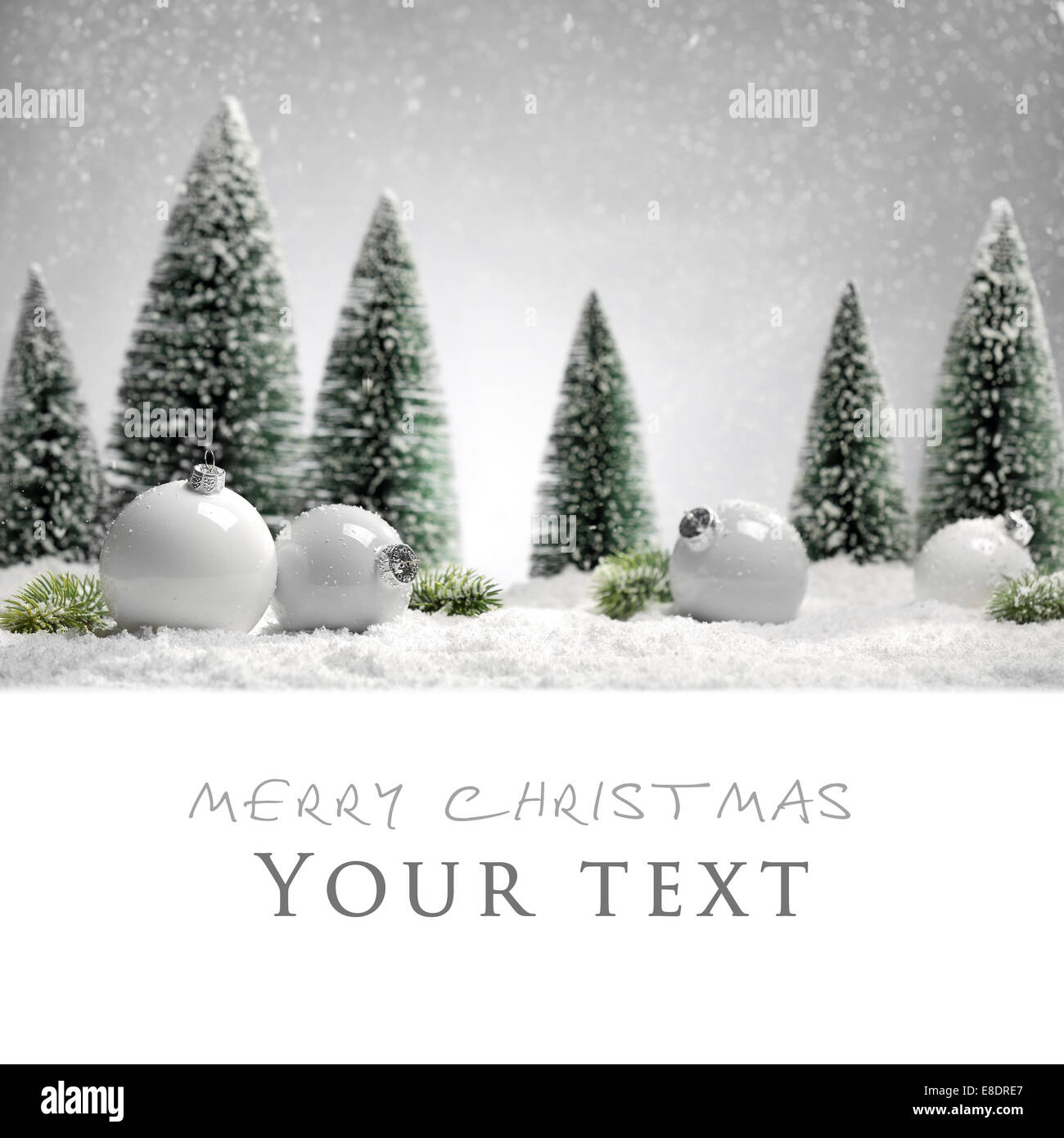 Snow and fir tree hi-res stock photography and images - Alamy