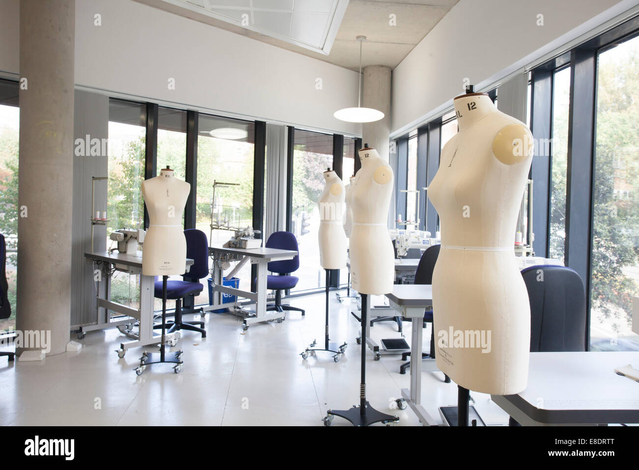 empty fashion study area studio mannequins Stock Photo - Alamy