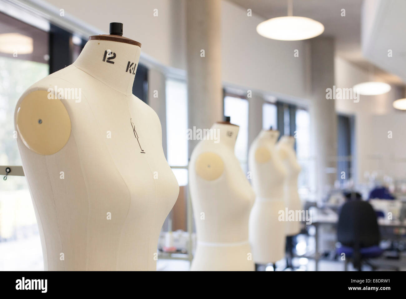 empty fashion study area studio mannequins Stock Photo - Alamy