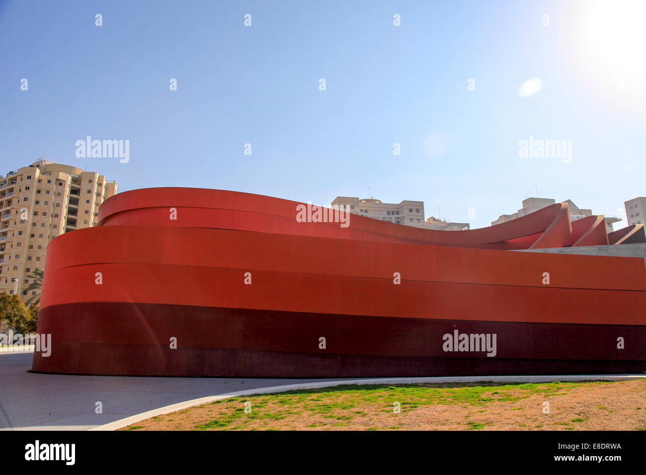 Exterior of the Design Museum Holon, Israel designed by Israeli ...