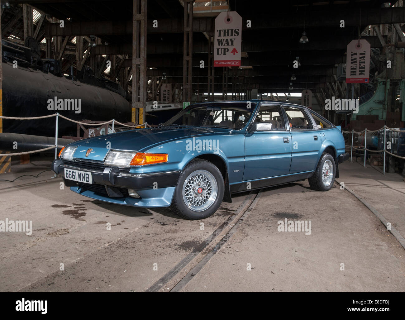 1984 Rover SD1 Classic British V8 powered executive car Stock Photo - Alamy