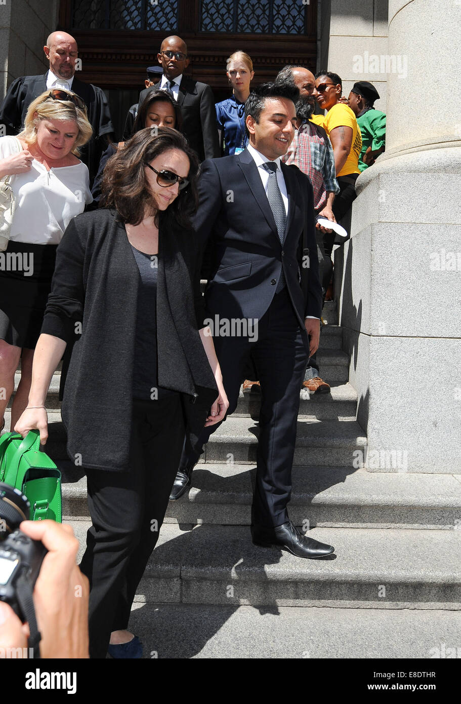 Cape Town, South Africa. 6th October, 2014. Dewani family members leave ...